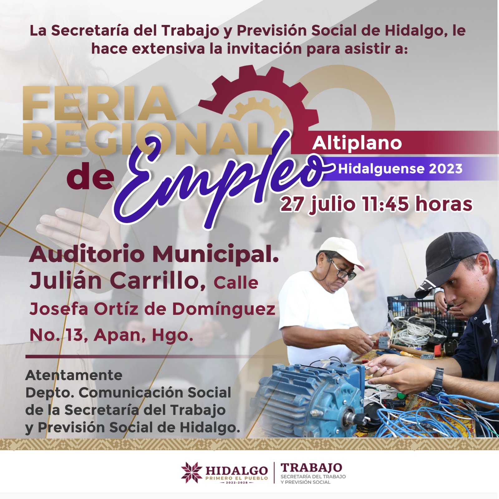 Invitación a la feria del empleo en Apan – El Reportero